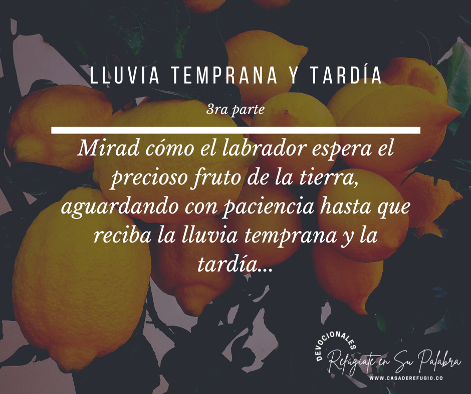 Lluvia Temprana y Tardía III – Iglesia Cristiana Casa de Refugio